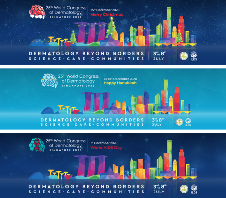 WCD2023 Doodles – 25th World Congress of Dermatology Singapore 2023